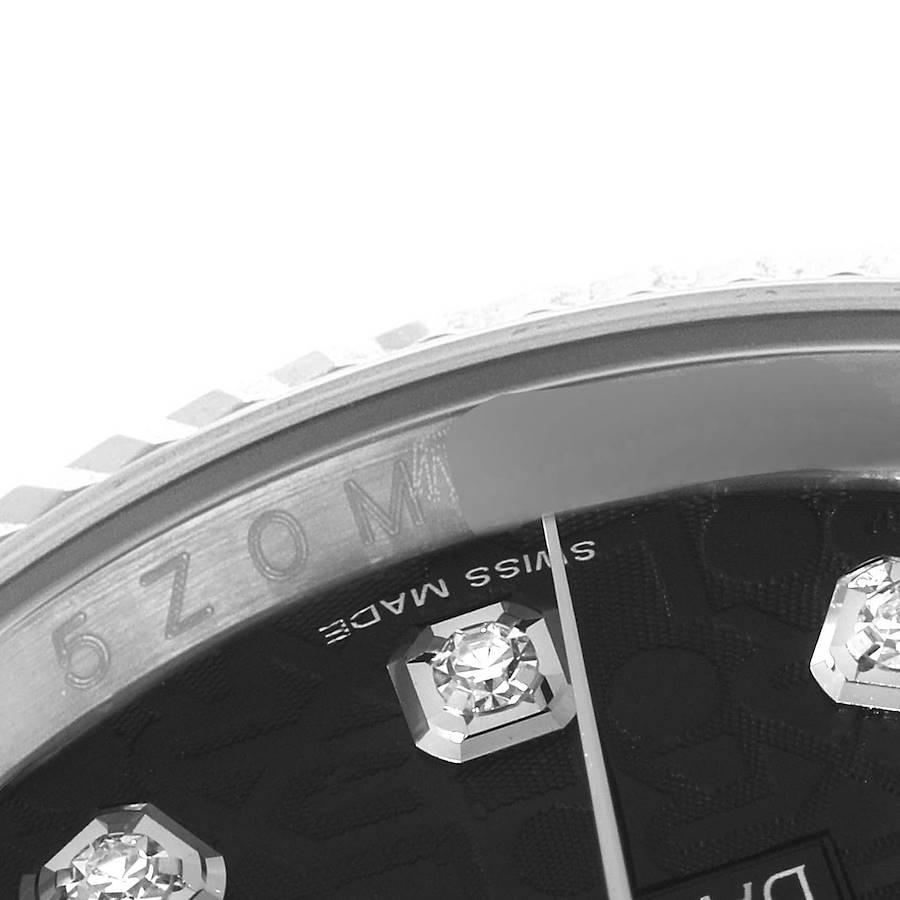 Rolex Datejust Steel White Gold Anniversary Diamond Mens Watch 116234 ...