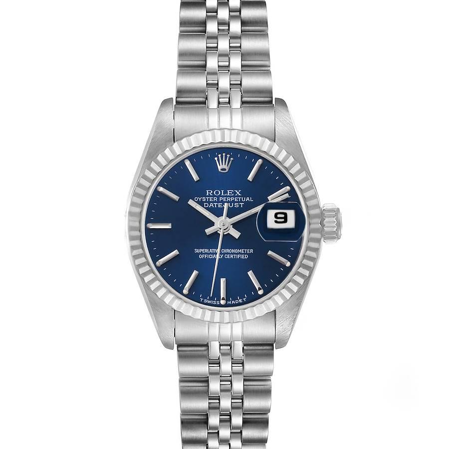 Rolex Datejust 26 Steel White Gold Anniversary Dial Ladies Watch 69174 ...