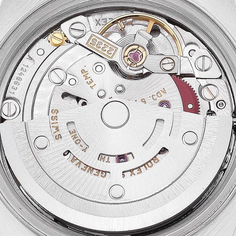 Rolex Datejust Steel White Gold Decorated Mother of Pearl Ladies Watch ...