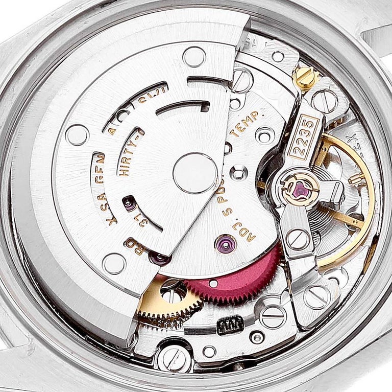 Rolex Datejust Steel White Gold Mother of Pearl Diamond Ladies Watch ...