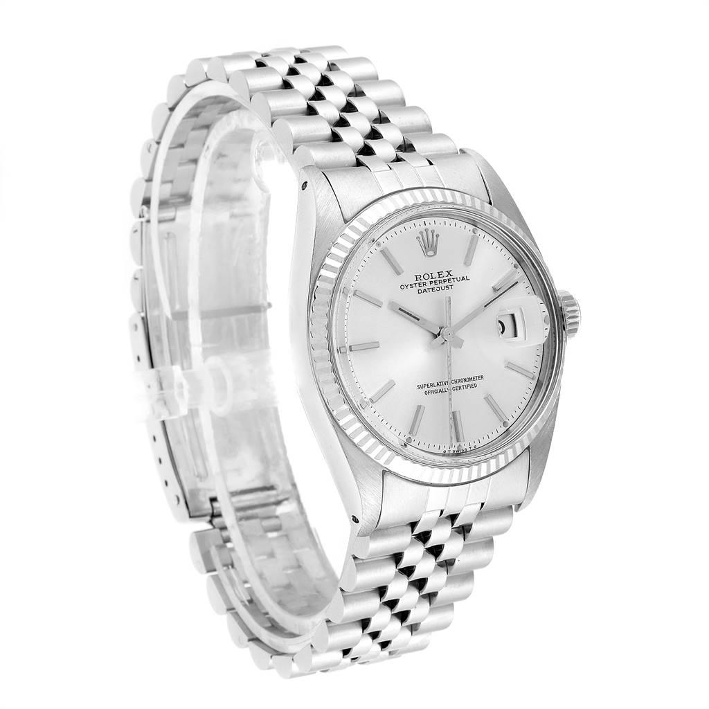 Rolex Datejust Steel White Gold Sigma Dial Vintage Men's Watch 1601 at ...