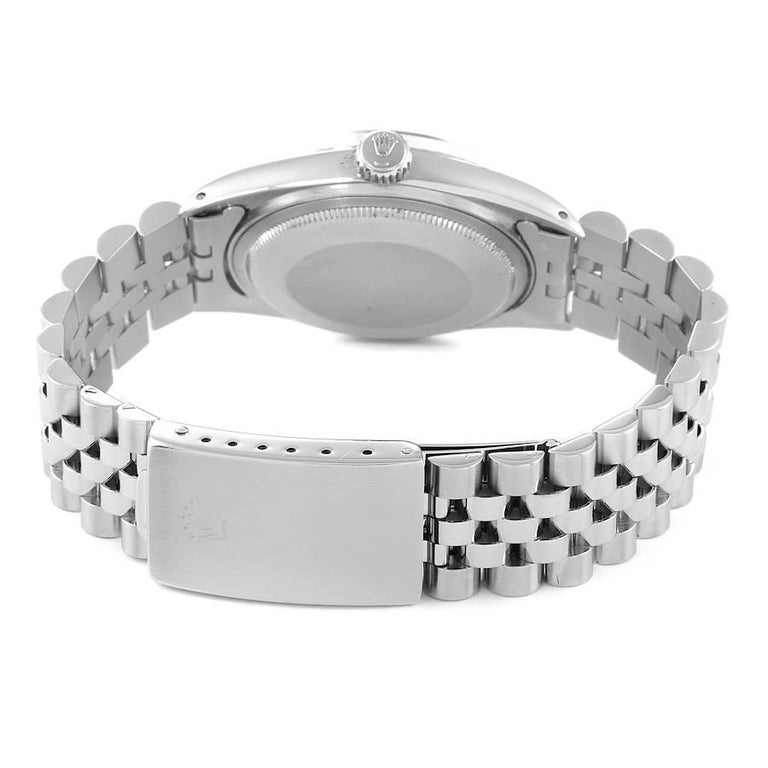 Rolex Datejust Steel White Gold Sigma Grey Ghost Dial Vintage Mens ...