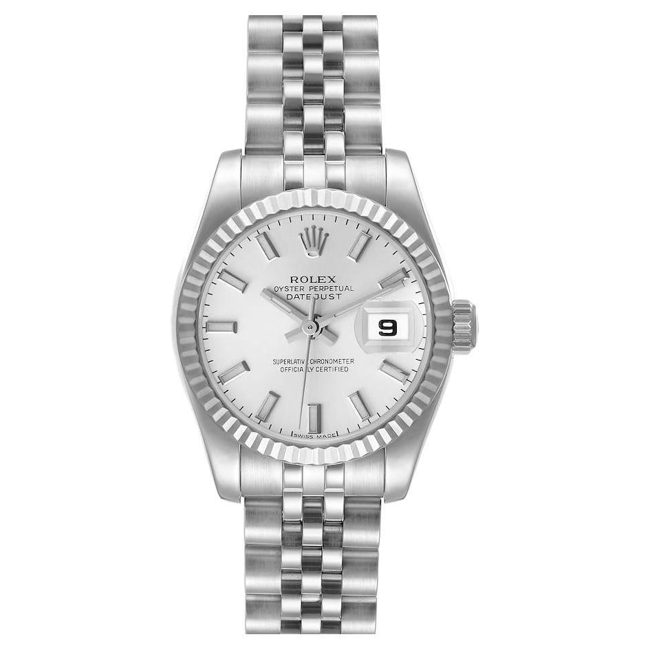 Rolex Datejust Steel White Gold MOP Saphire Ladies Watch 179174 For ...