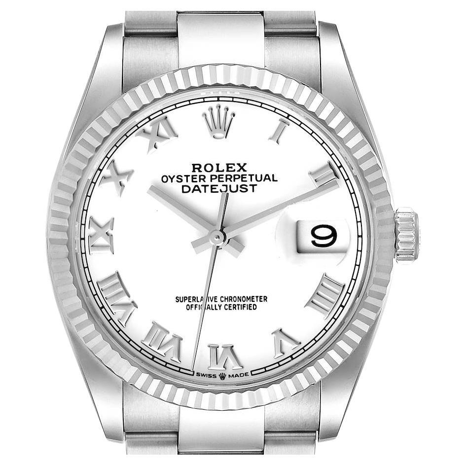 Certified Authentic Rolex Datejust 10188, White Dial For Sale at 1stDibs