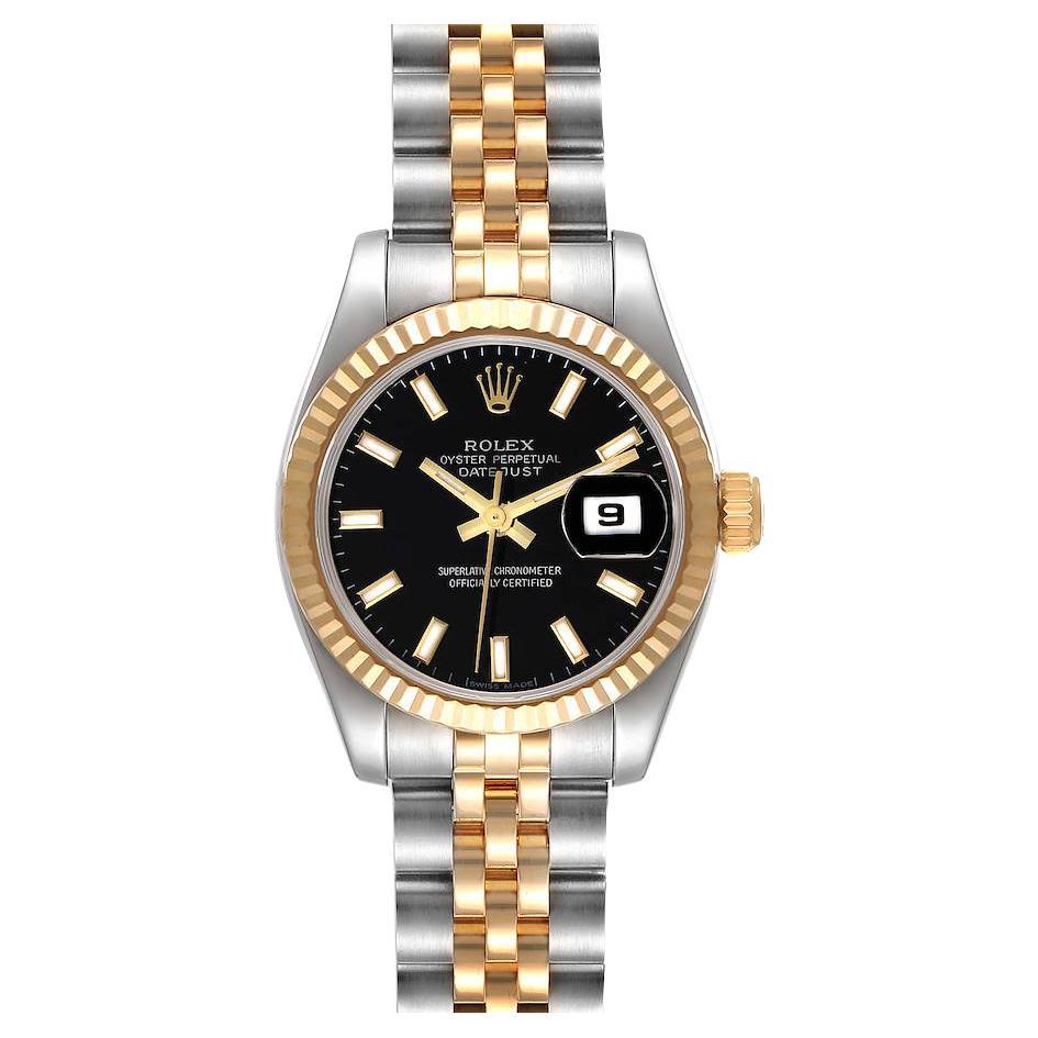 Rolex Datejust 26mm Steel Yellow Gold Diamond Ladies Watch 179173 Box ...