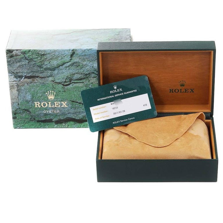 Rolex Datejust Steel Yellow Gold Diamond Dial Mens Watch 16233 Box ...