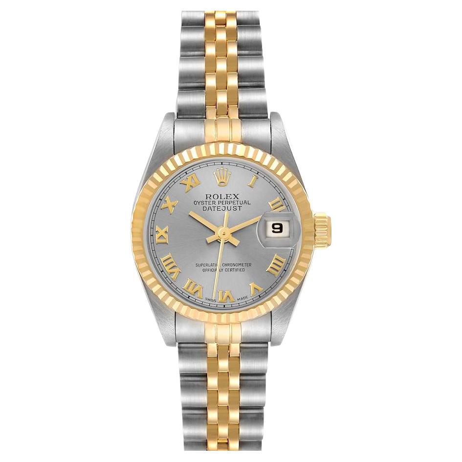 Rolex Datejust Pink Flower Arabic Diamond Bezel Ladies Steel Watch ...