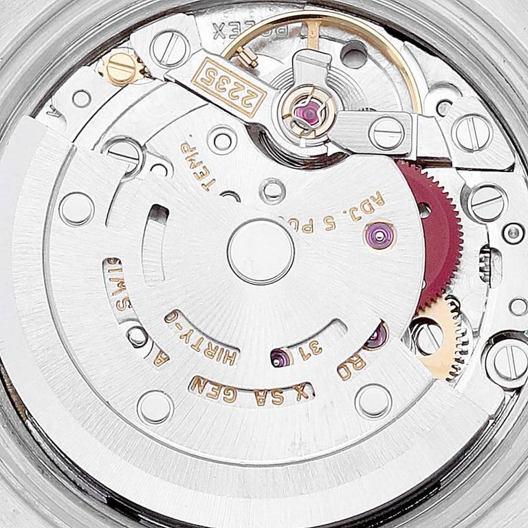 Rolex Datejust Steel Yellow Gold Grey Anniversary Roman Dial Ladies ...