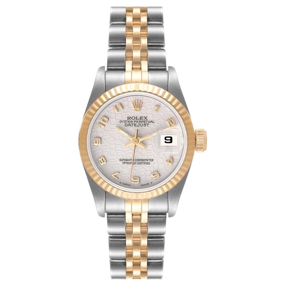 Rolex Datejust Steel Yellow Gold Ivory Anniversary Dial Ladies Watch ...