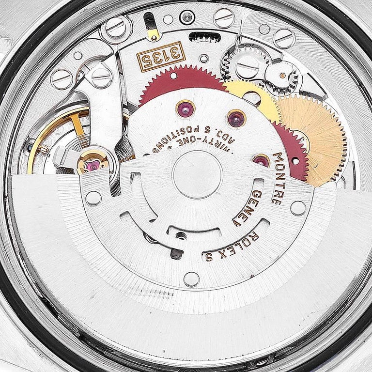 Rolex Datejust Steel Yellow Gold Ivory Pyramid Dial Mens Watch 16233 ...