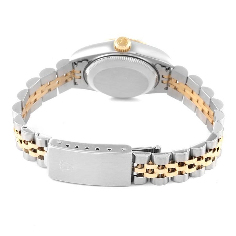 Rolex Datejust Steel Yellow Gold Jubilee Bracelet Ladies Watch 79173 at ...