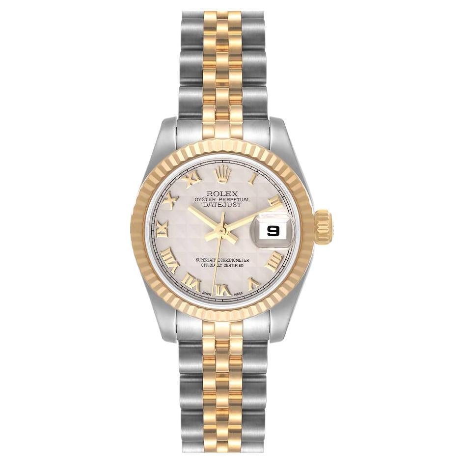 Rolex Datejust Steel Everose Gold Ladies Watch 179171 Box Card For Sale ...