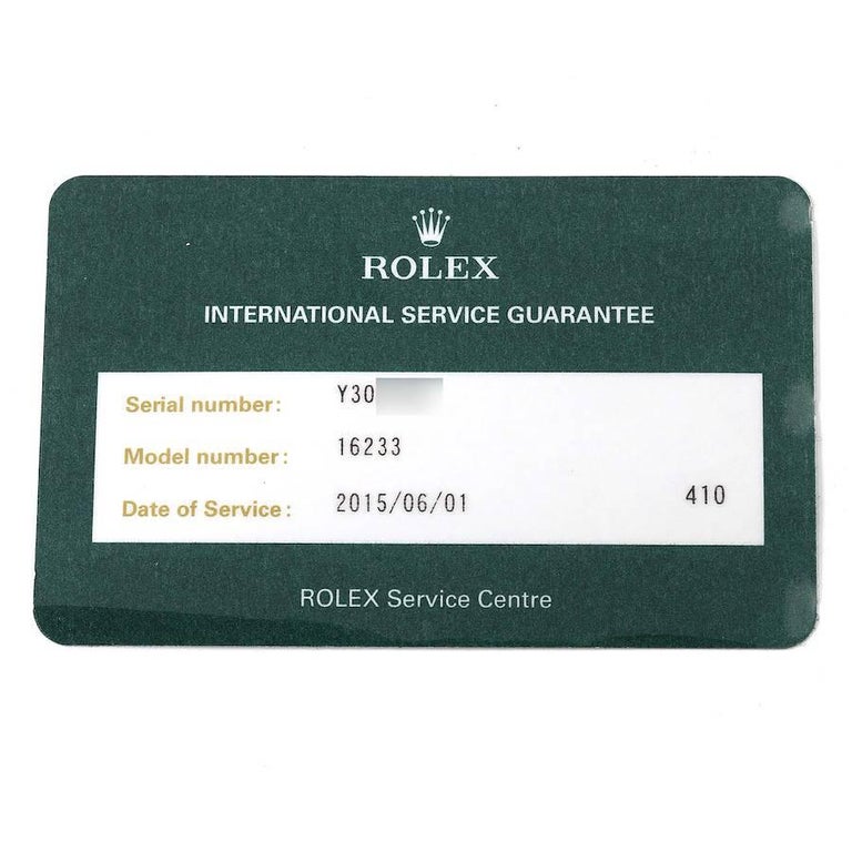Rolex Datejust Steel Yellow Gold Mother of Pearl Watch 16233 Box ...