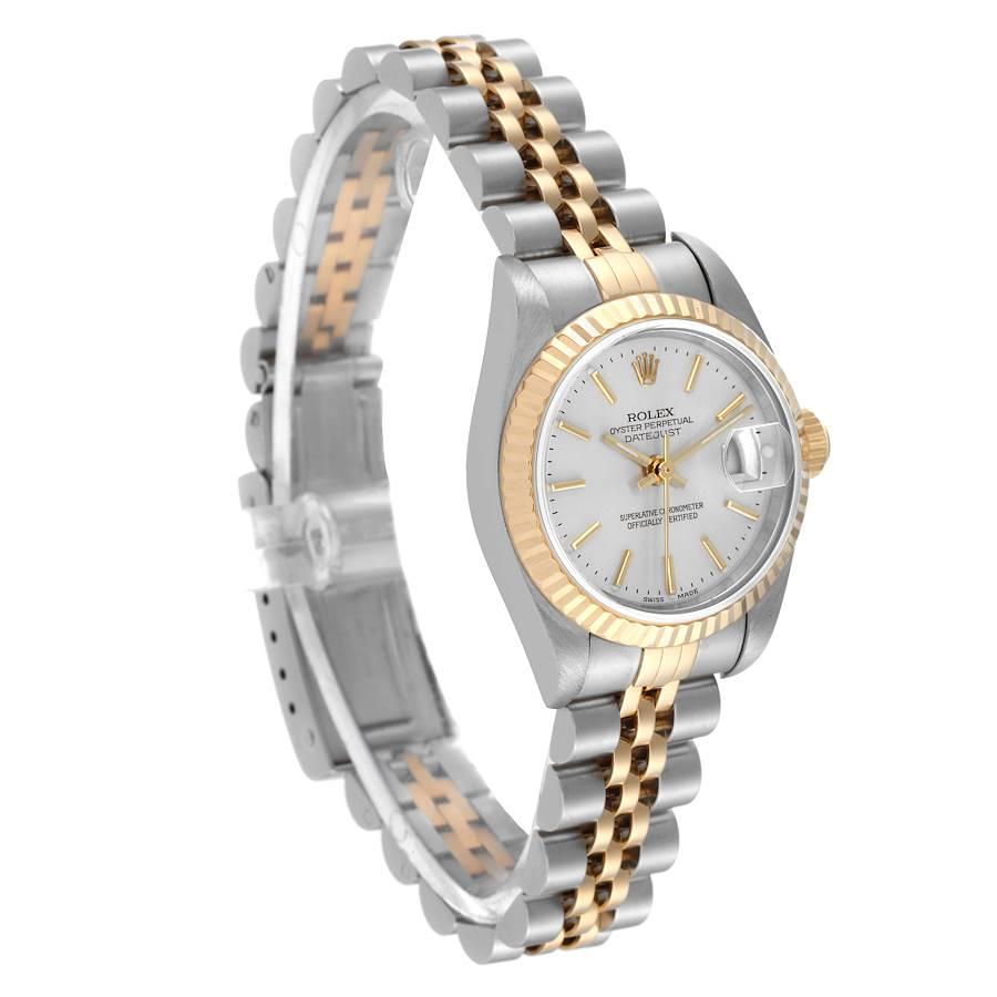 Rolex Datejust Steel Yellow Gold Silver Dial Ladies Watch 79173 Box ...