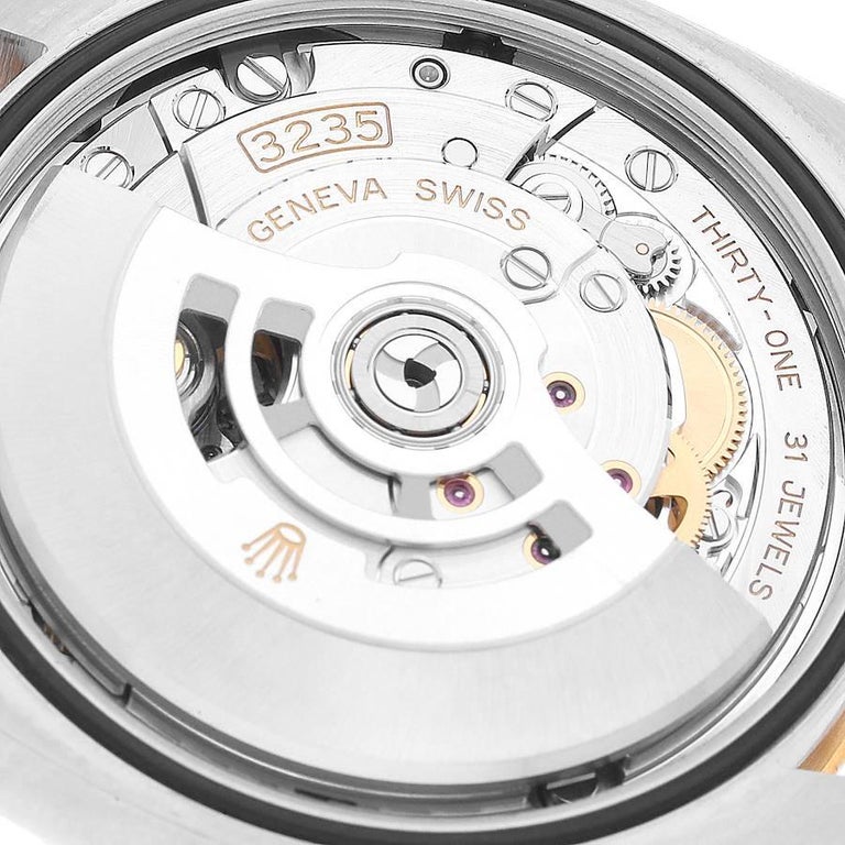 Rolex Datejust Steel Yellow Gold White Dial Mens Watch 126203 Box Card ...