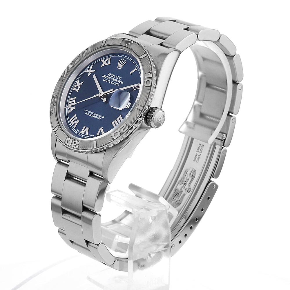 Rolex Datejust Thunderbird 16264 Blue Dial Roman P Series Men's Watch ...