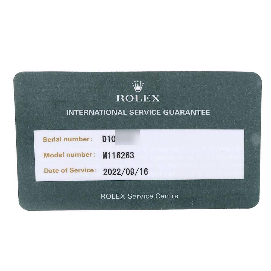 Rolex Datejust Turnograph Steel Yellow Gold Mens Watch 116263 Box ...