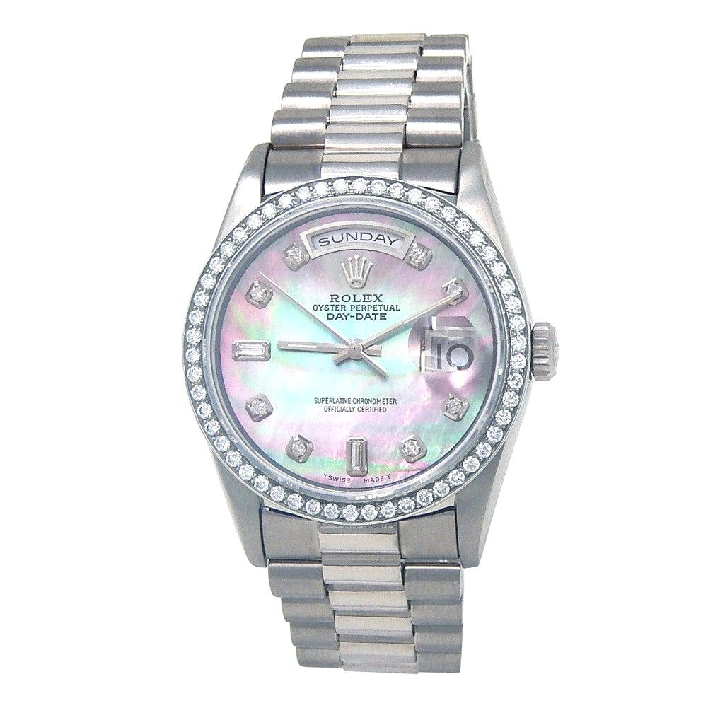 Rolex Day-Date 18239, Mother of Pearl Dial, Certified and Warranty at ...
