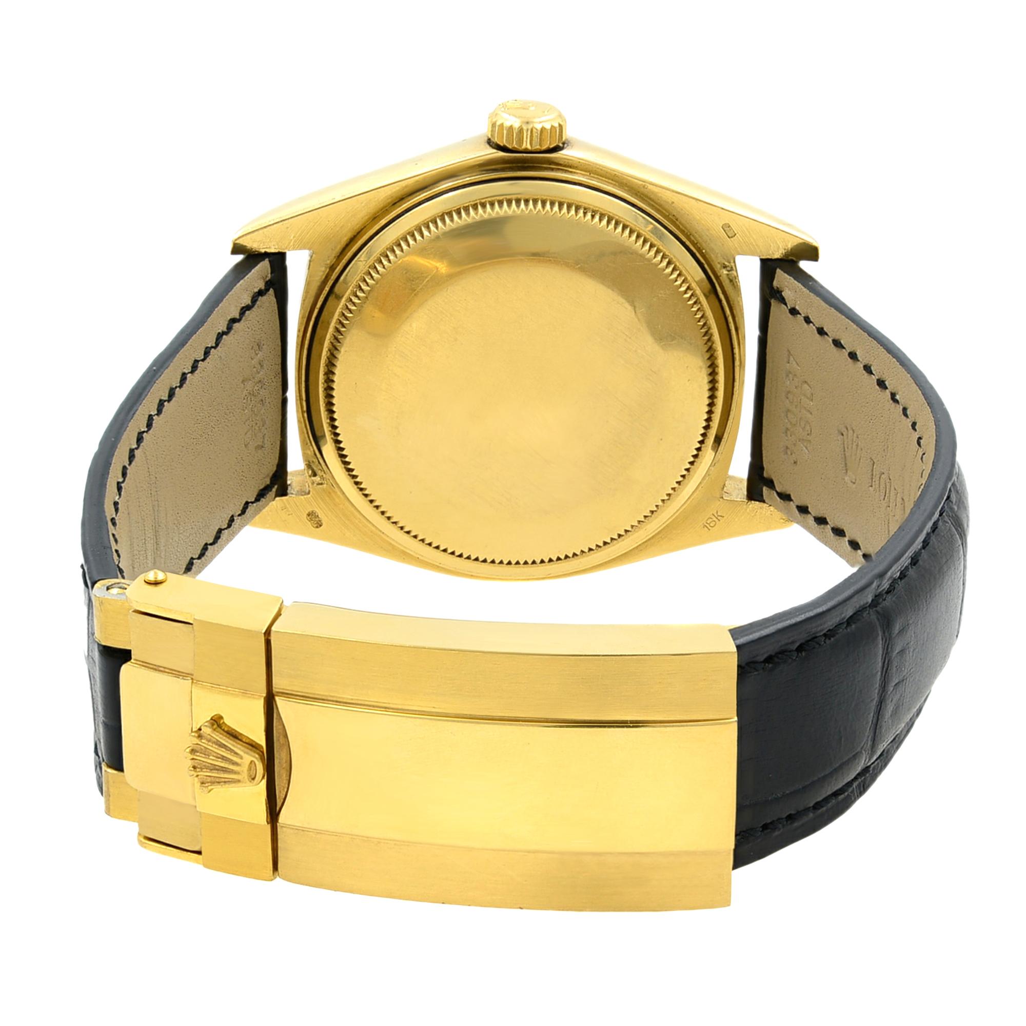 Rolex Day-Date 18 Karat Gold Champagne Spanish Calendar Automatic Watch ...