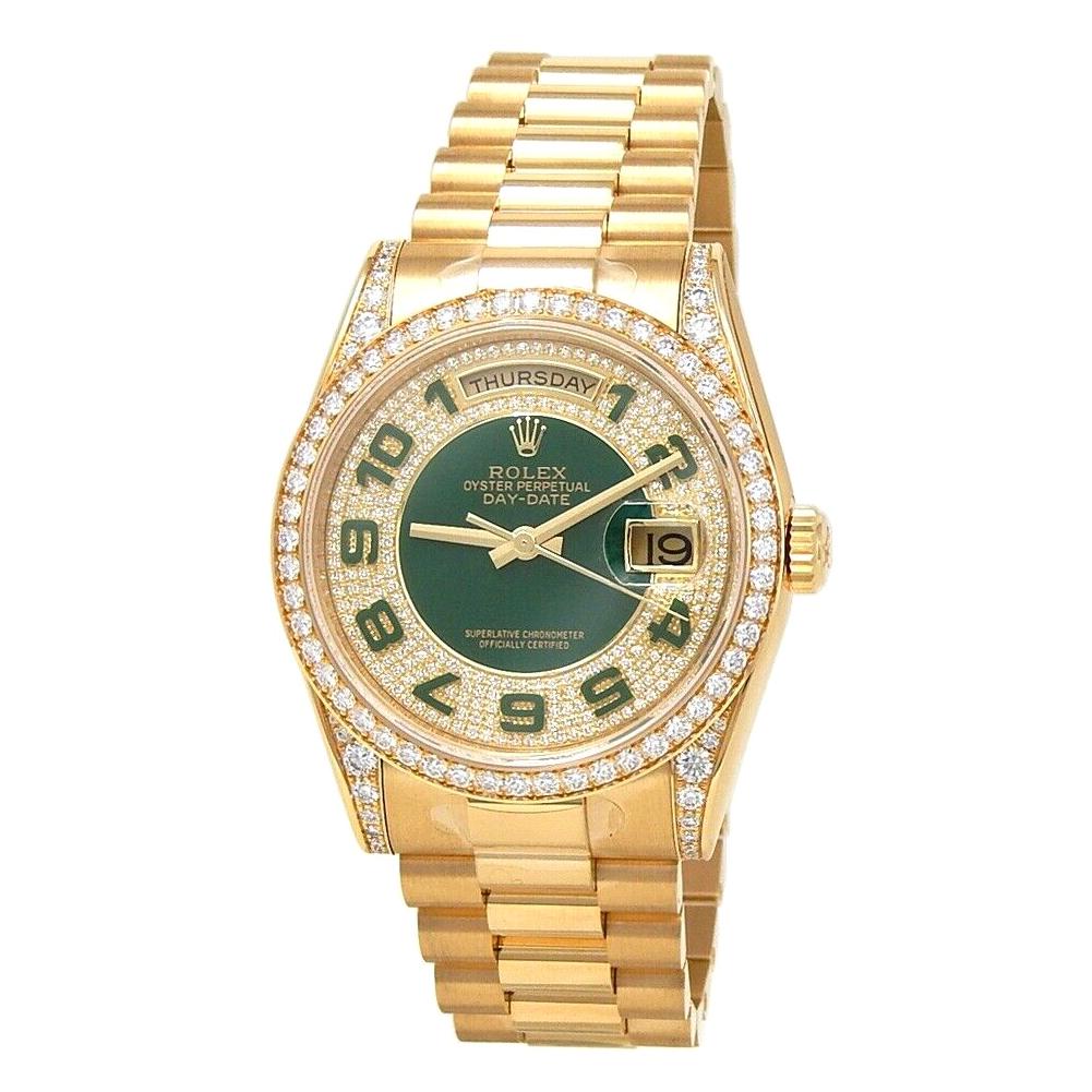 Rolex Day Date Arabic Dial Green - For Sale on 1stDibs | rolex arabic ...