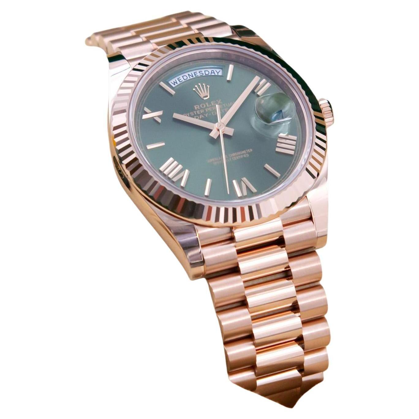 ROLEX 18kt Gold "BOMBAY", Ref. 6090 Circa 1953 at 1stDibs