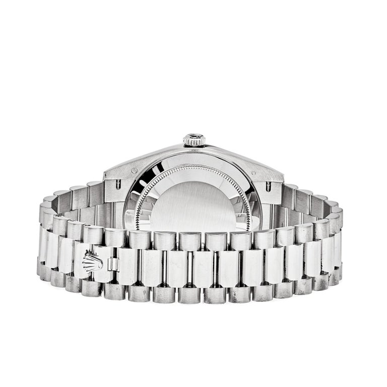 Rolex Day-Date 40 White Gold Blue Dial 228239 For Sale at 1stDibs