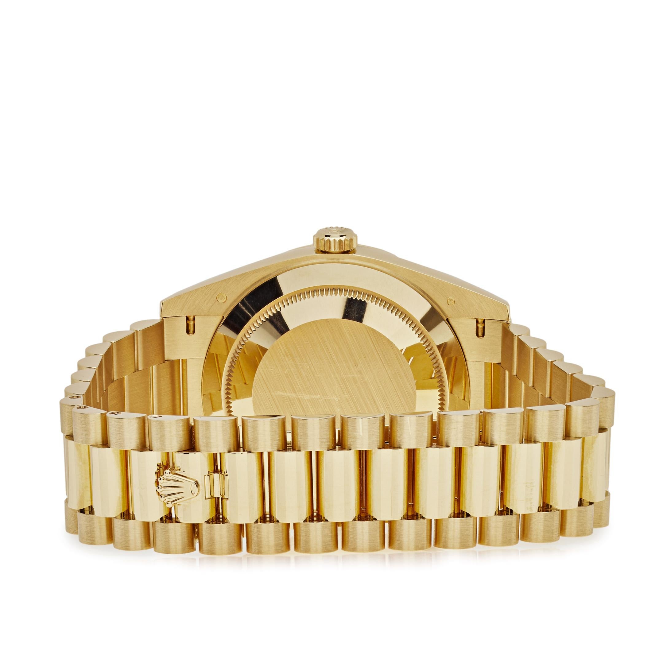 Rolex Day-Date Yellow Gold Champagne Diamond Dial 228238 For Sale at ...