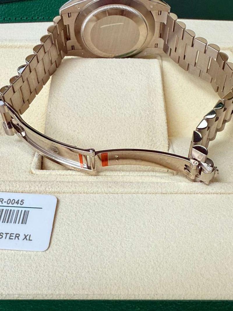 Rolex Day-Date 40mm Blue Ombré Dial Diamond Bezel White Gold Watch ...