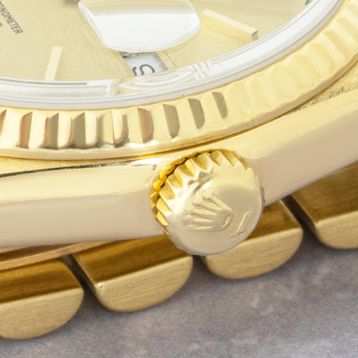 Rolex Day-Date Champagne Dial 18238 at 1stDibs