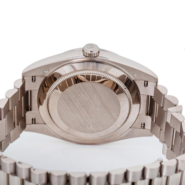 Rolex Day-Date President 228239 Factory Black Diamond Dial Men's Watch ...