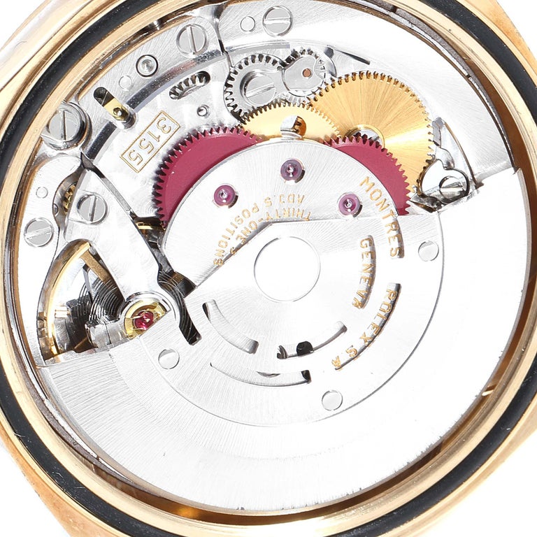 Rolex Day-Date President 36 Yellow Gold Tapestry Dial Men's Watch 18248 ...