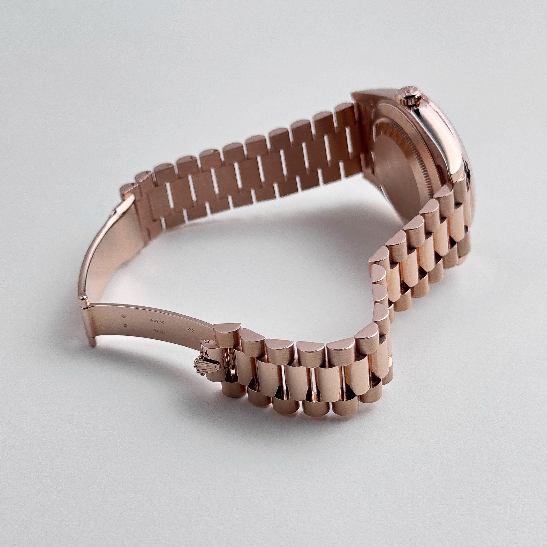 Rolex Day-Date Reference 228235 Rose Gold Chocolate Dial (2024) For ...