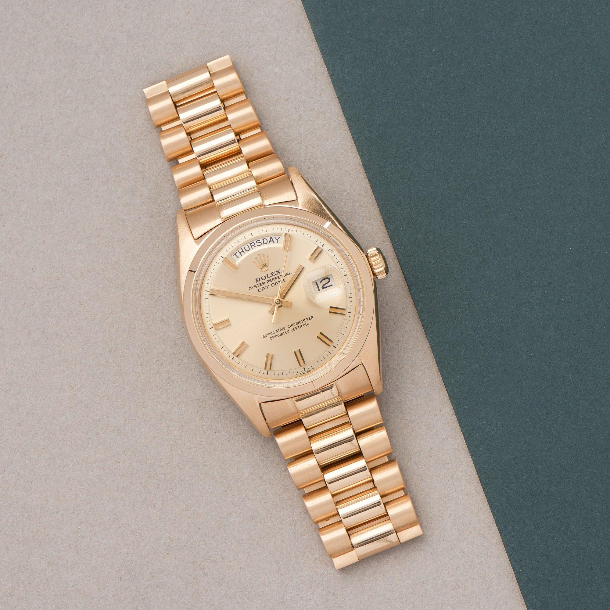 Rolex Day-Date Wideboy 1802 Men Yellow Gold 0 Watch For Sale at 1stDibs ...