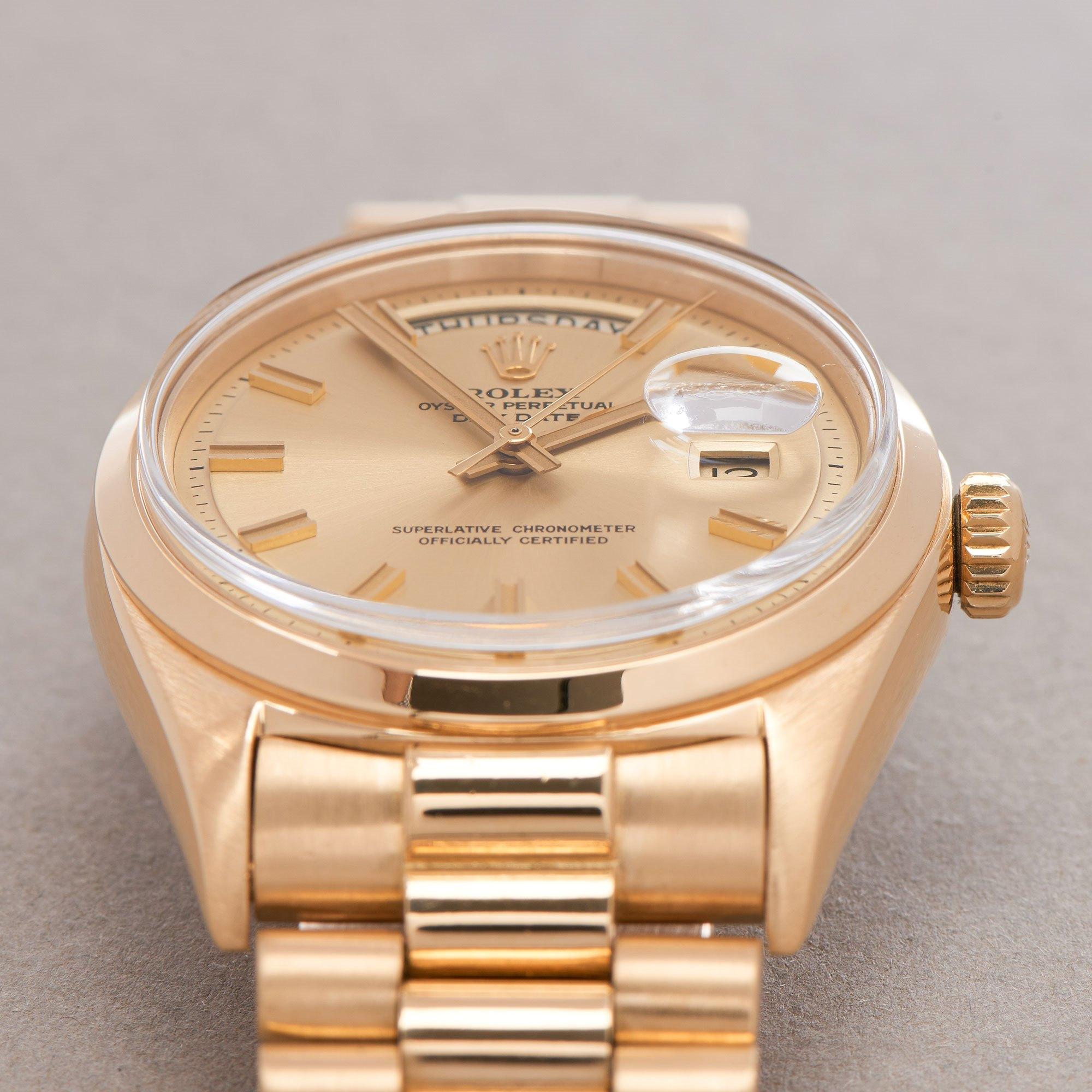 Rolex Day-Date Wideboy 1802 Men Yellow Gold 0 Watch For Sale at 1stDibs ...