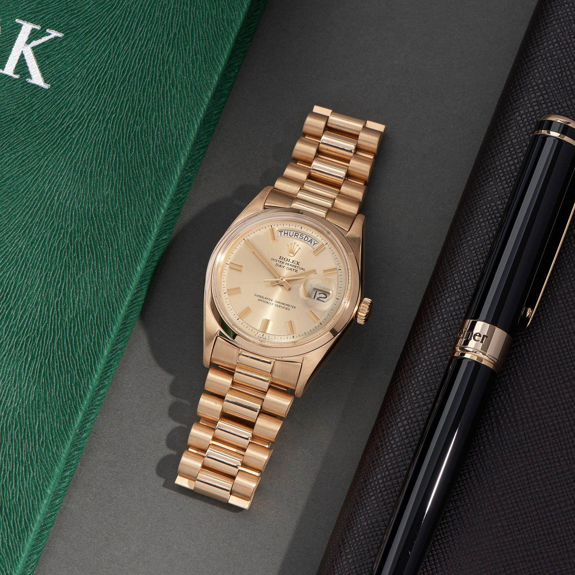 Rolex Day-Date Wideboy 1802 Men Yellow Gold 0 Watch For Sale at 1stDibs ...