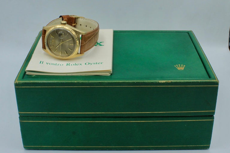 Rolex Daydate Reference 1803 in Yellow Gold 18k Year of Production 1968 ...