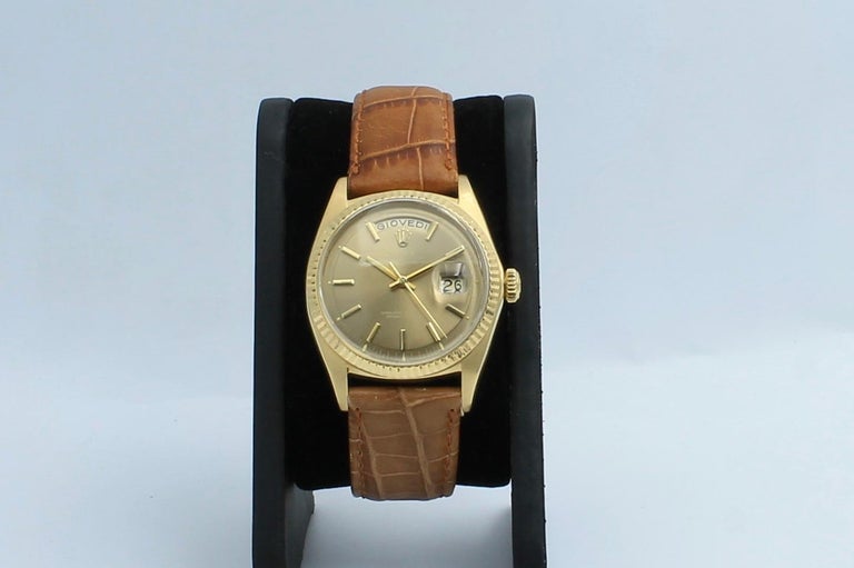 Rolex Daydate Reference 1803 in Yellow Gold 18k Year of Production 1968 ...