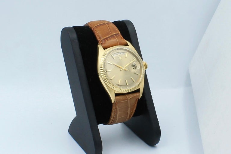 Rolex Daydate Reference 1803 in Yellow Gold 18k Year of Production 1968 ...