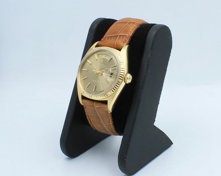 Rolex Daydate Reference 1803 in Yellow Gold 18k Year of Production 1968 ...
