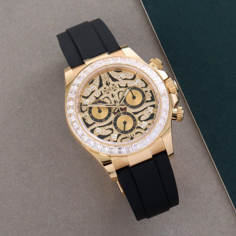 Rolex Daytona 0 116588TBR Men Yellow Gold Eye of the Tiger' Watch at ...