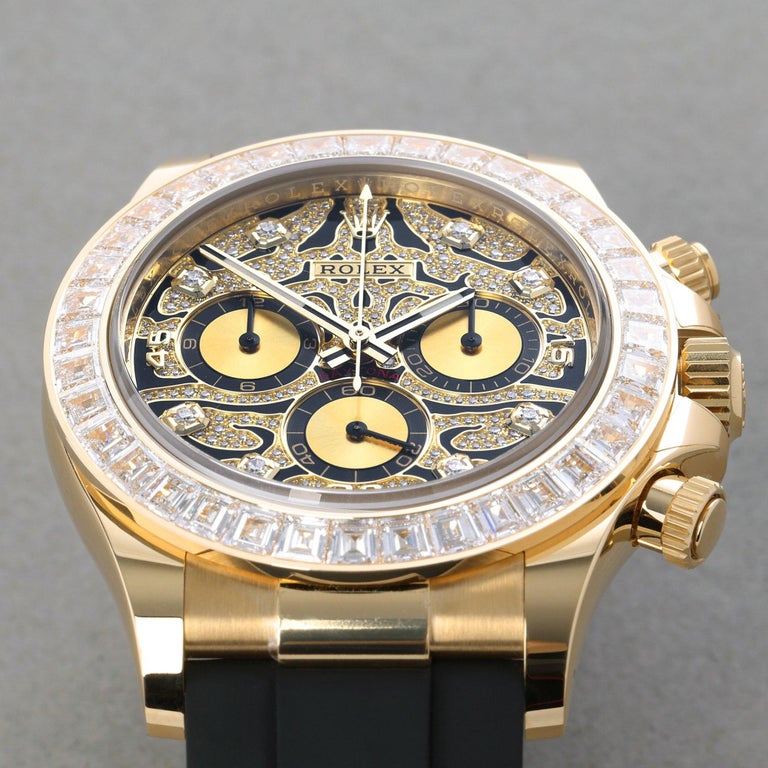 Rolex Daytona 0 116588TBR Men Yellow Gold Eye of the Tiger' Watch at ...