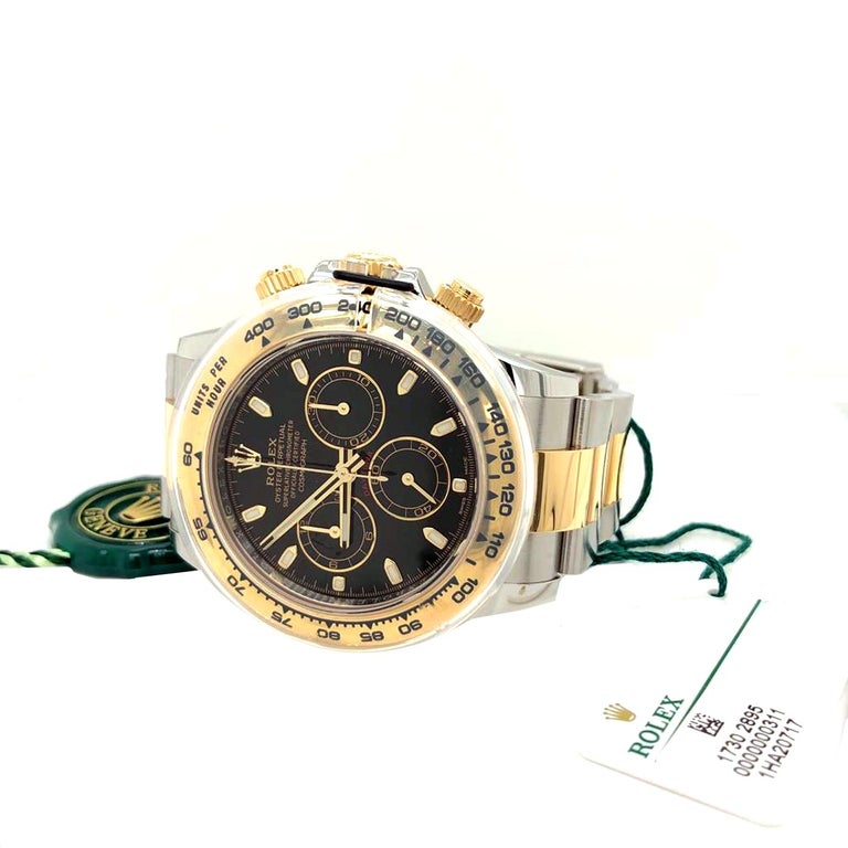 Rolex Daytona 116503 Two Tone Steel and Yellow Gold Black Index Dial ...