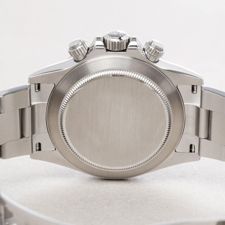 Rolex Daytona 116520 Men Stainless Steel APH'' Dial and ''Engraved ...