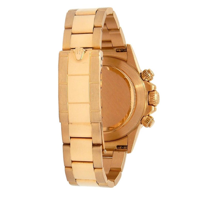 Rolex Daytona 16528, White Dial, Certified and Warranty at 1stDibs