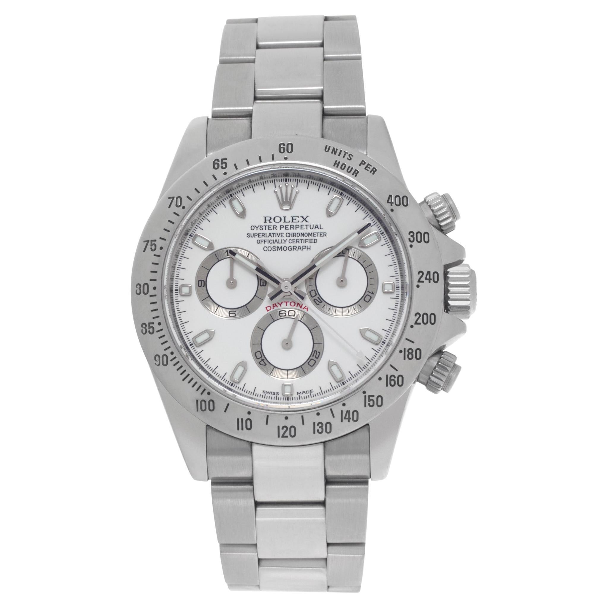 Rolex Daytona NOS Chronograph Stainless Steel 116520 at 1stDibs