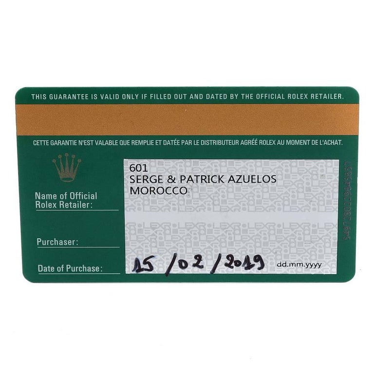 Rolex Daytona Ceramic Bezel White Dial Steel Mens Watch 116500 Box Card ...