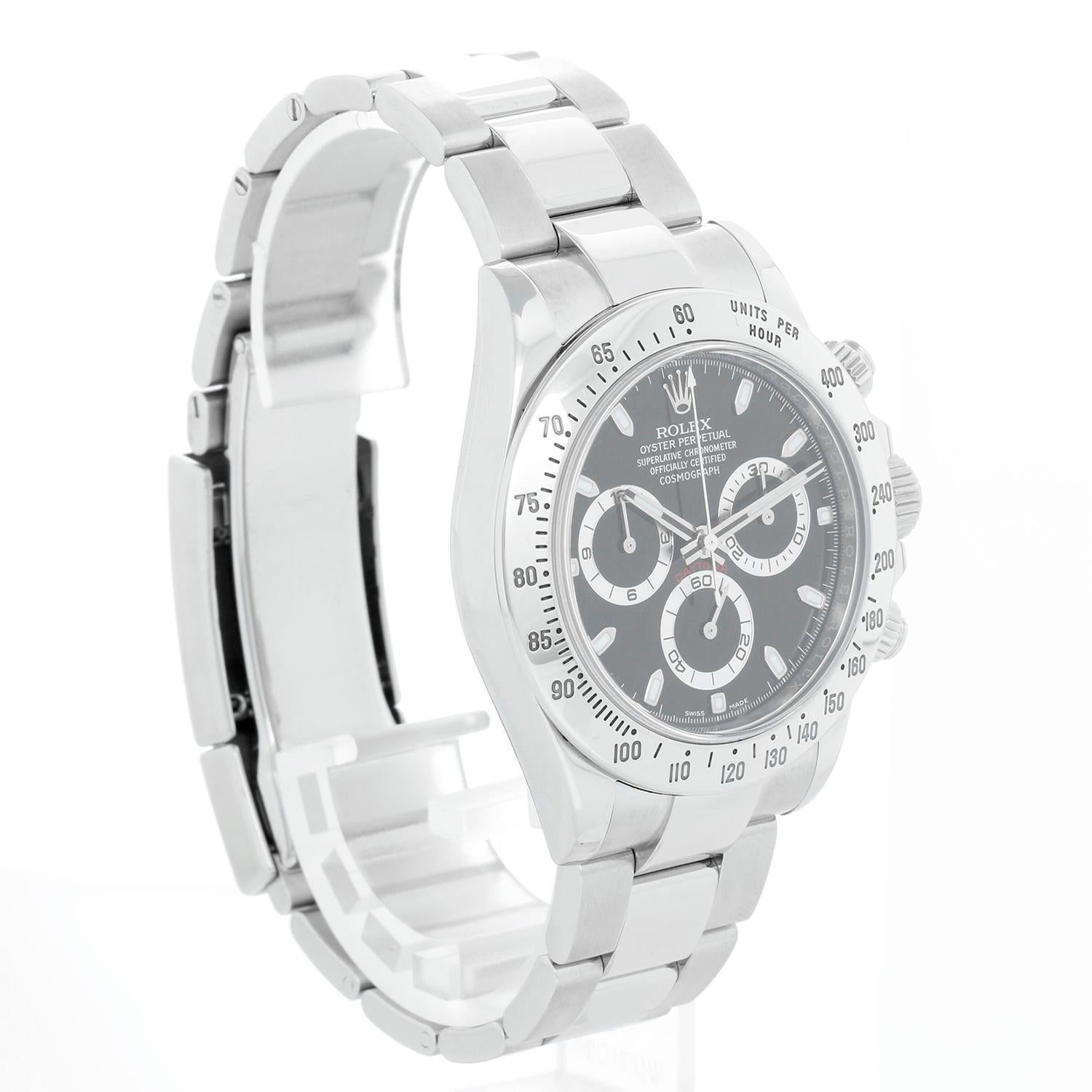 Rolex Daytona Chronograph Function Men's Stainless Steel Watch 116520 ...