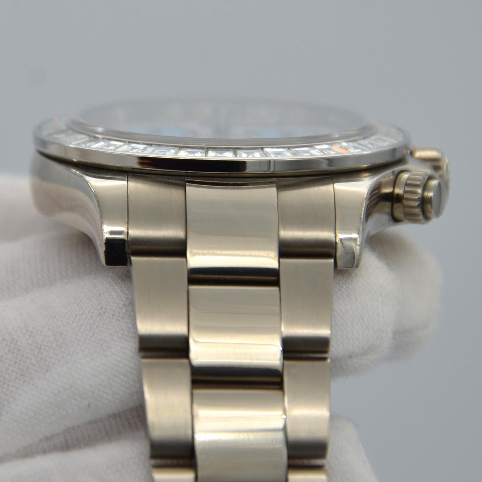 Rolex Daytona ice out, White Gold 116509 For Sale at 1stDibs