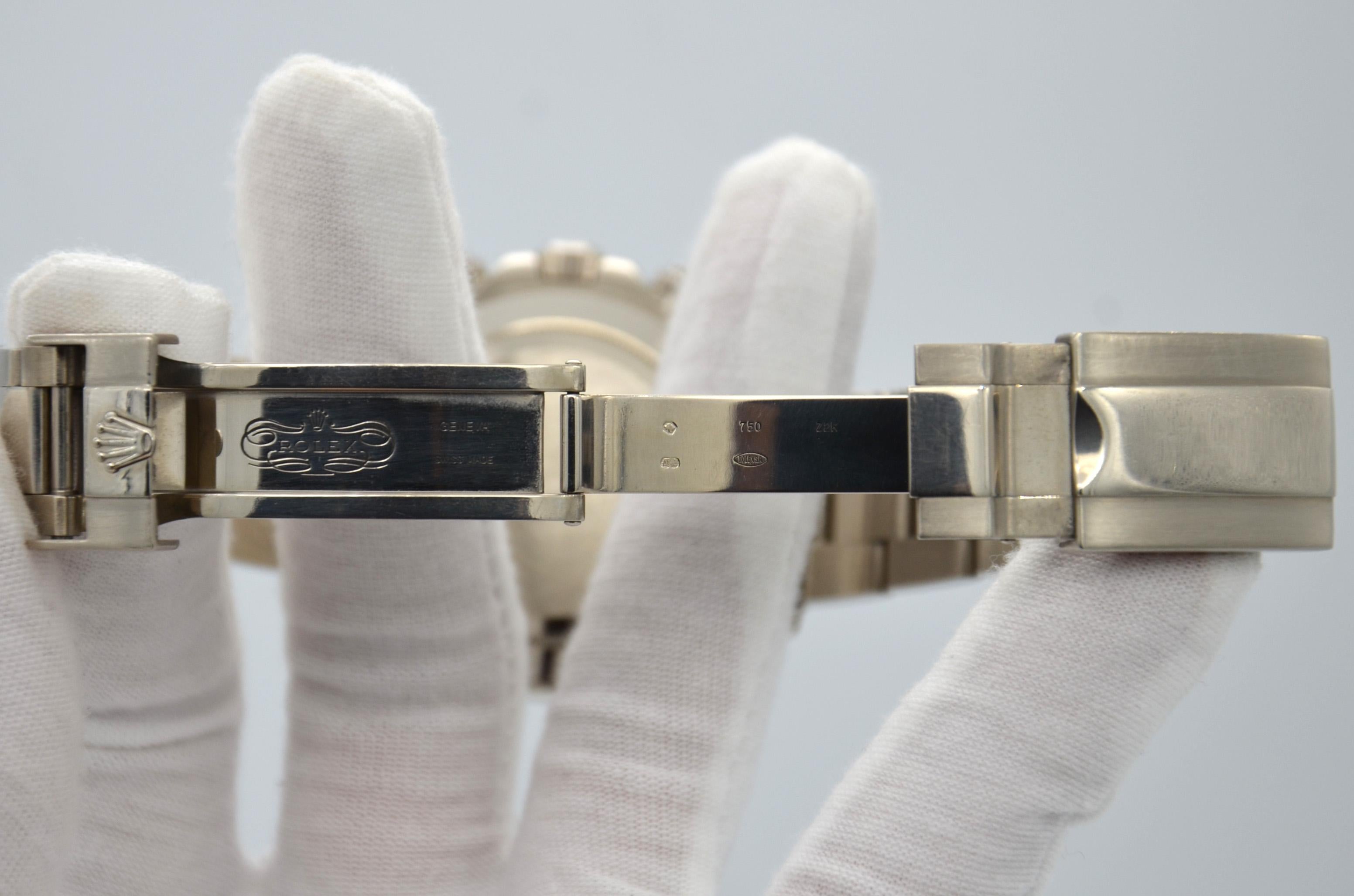 Rolex Daytona ice out, White Gold 116509 For Sale at 1stDibs