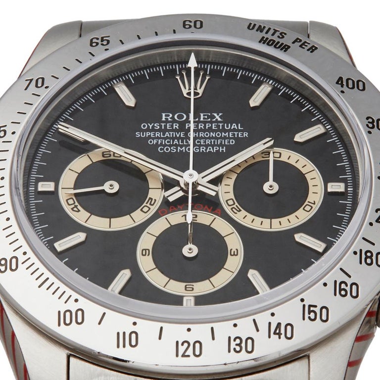 Rolex Daytona Patrizzi Stainless Steel 16520 Genst Wristwatch at 1stDibs